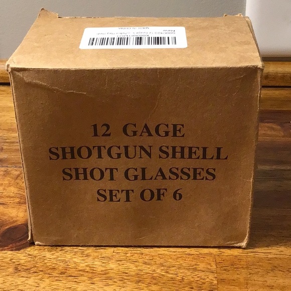Goochoo | Dining | 2 Gauge Shotgun Shell Shot Glasses Set Of 6 | Poshmark